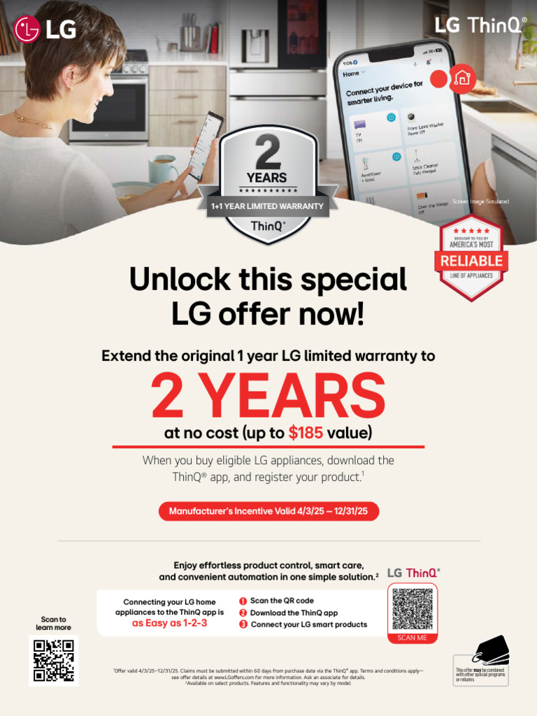 Claim-Forms (0403-1231) +ThinQ+Ext+Warranty+Offer+Form FIN Lo | PDF | Rebate (Marketing)