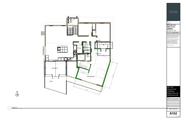 A102 Main Level Plan - Layout | PDF