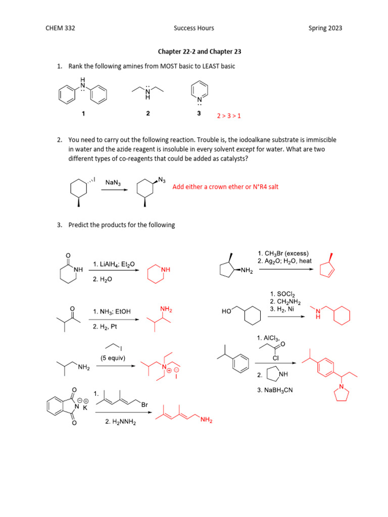 CH 22-2 and CH 23 KEY | PDF