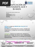 Clasificación ACR en Mamografías | PDF | Pecho | Mamografía