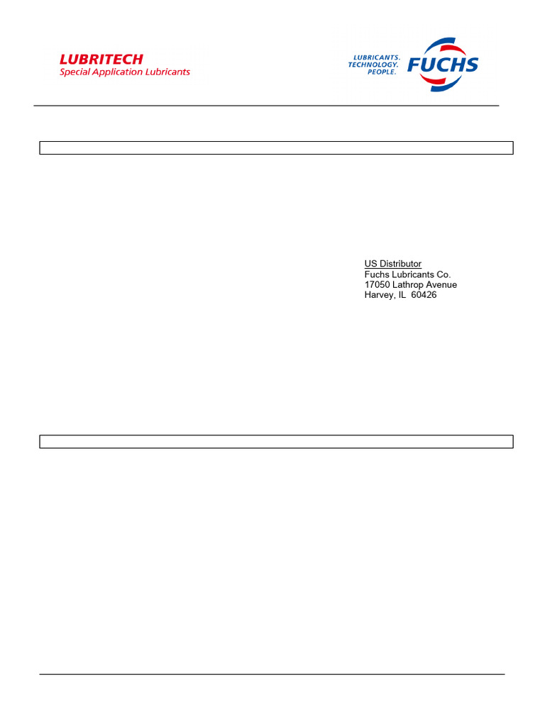 Fuchs Lubritech GMBH - CEPLATTYN RN - CP1000222 - 05-21-2021 - English | PDF | Toxicity | Carcinogen