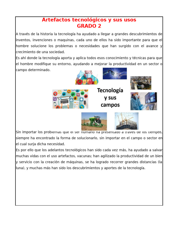 Guia Tecnologia Grado Segundo | PDF