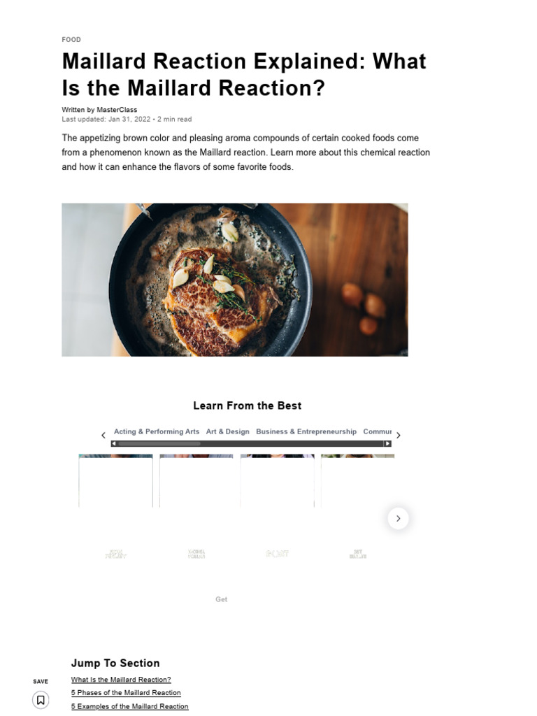 Maillard Reaction Explained - What Is The Maillard Reaction - 2025 ...