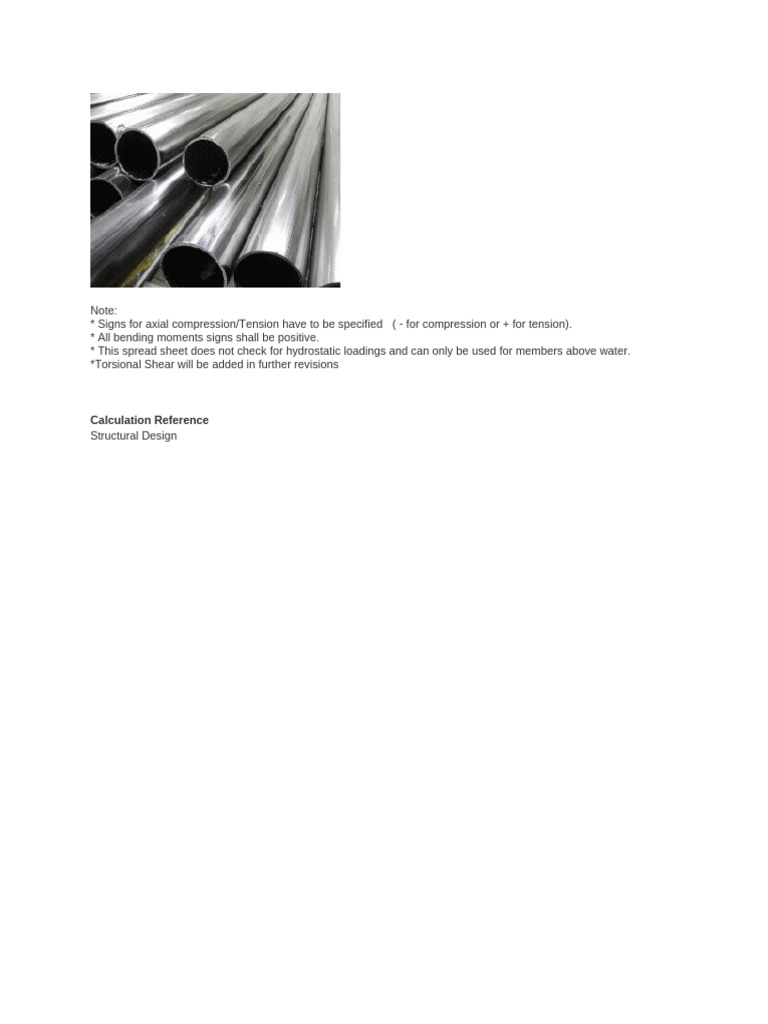 Structural Design Guidelines for Tubular Labs | PDF