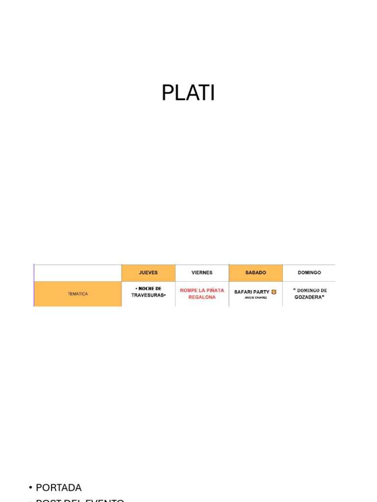 PLATI ANGIE CHAVEZ | PDF