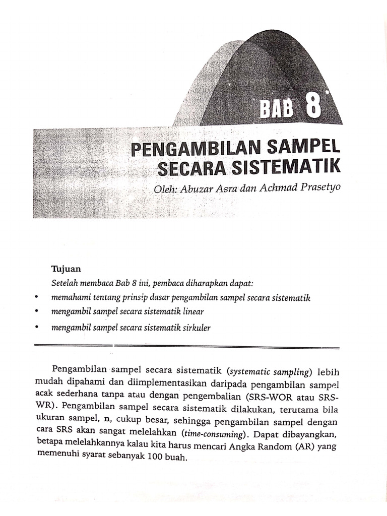 Materi Systematic Sampling (MPC) | PDF
