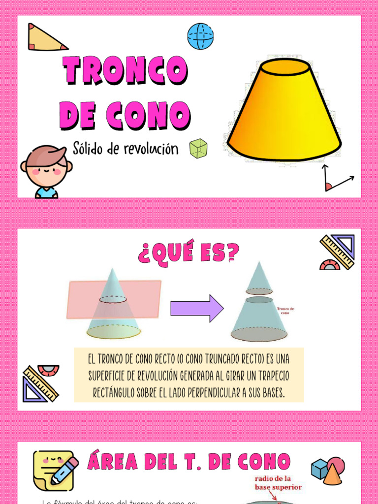 Tronco de Cono Matemática | PDF