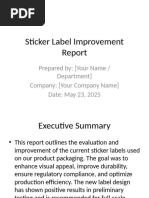 Quality Control Parameter of Sticker | PDF | Adhesion | Reliability ...