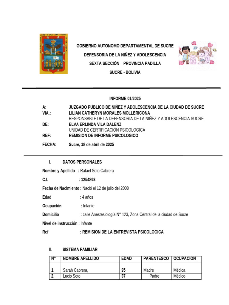 INFORME PSICO - SOCIAL | PDF | Conceptos psicologicos | Ciencias del comportamiento