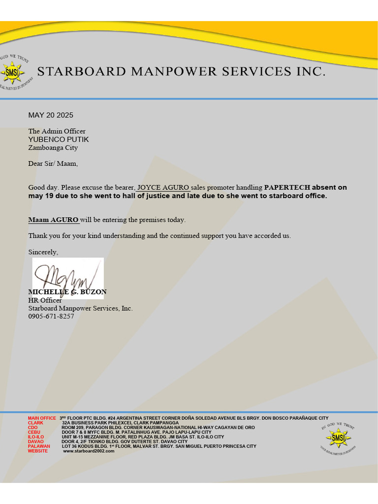 MAY 20 2025 Yubenco Putik: Papertech | PDF