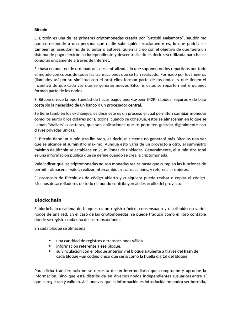 Bigcoin Blockchain | PDF | Bitcoin | Criptomoneda