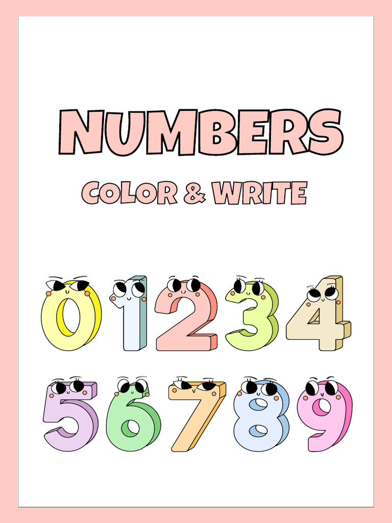 Fun Coloring & Trace Numbers | PDF