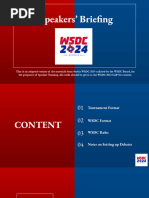 (WSC) Team Debate Guide | PDF | Immigration | English Language