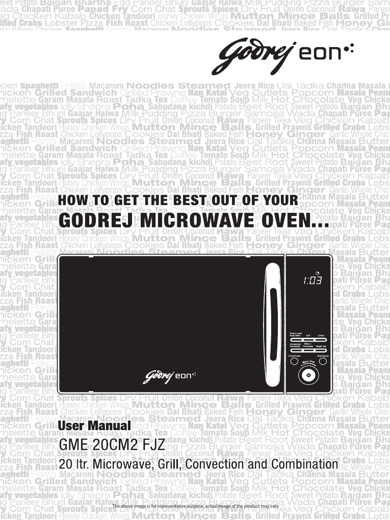 Microwave Oven User Manual Guide | PDF | Curry | Grilling