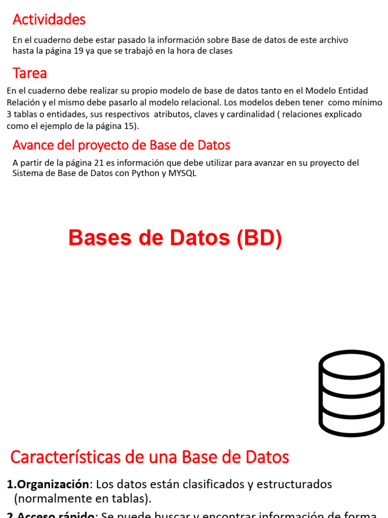 Bases de Datos (BD) | PDF | Mi sql | Bases de datos