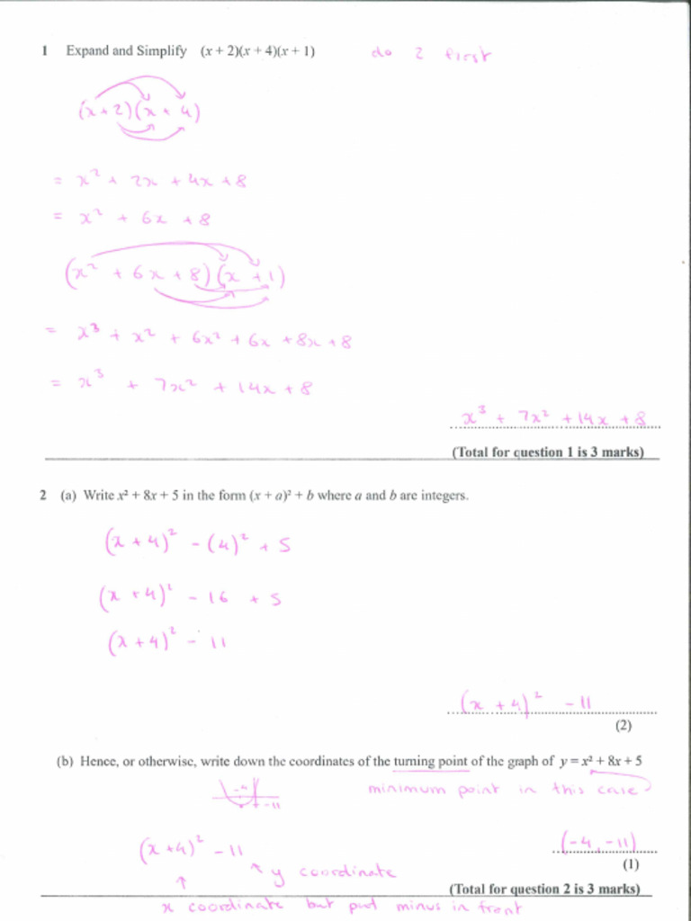 Maths Edexcel IGCSE Predicted Paper 2 2025 Worked Solutions | PDF