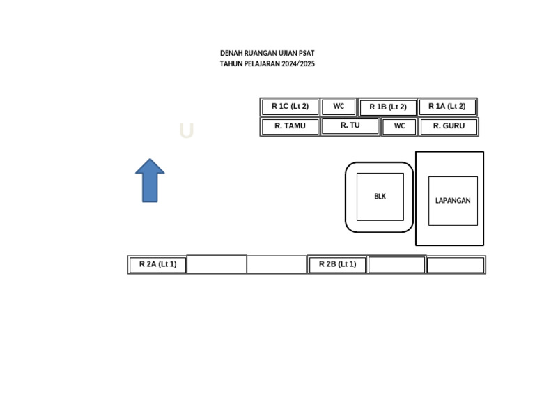Denah Ruangan Ujian Psat 2025 | PDF