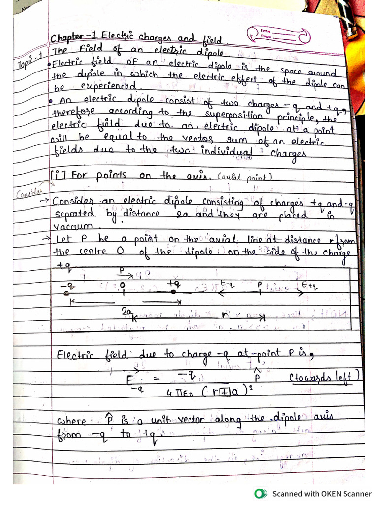 Chapter 1 class 12th physics | PDF