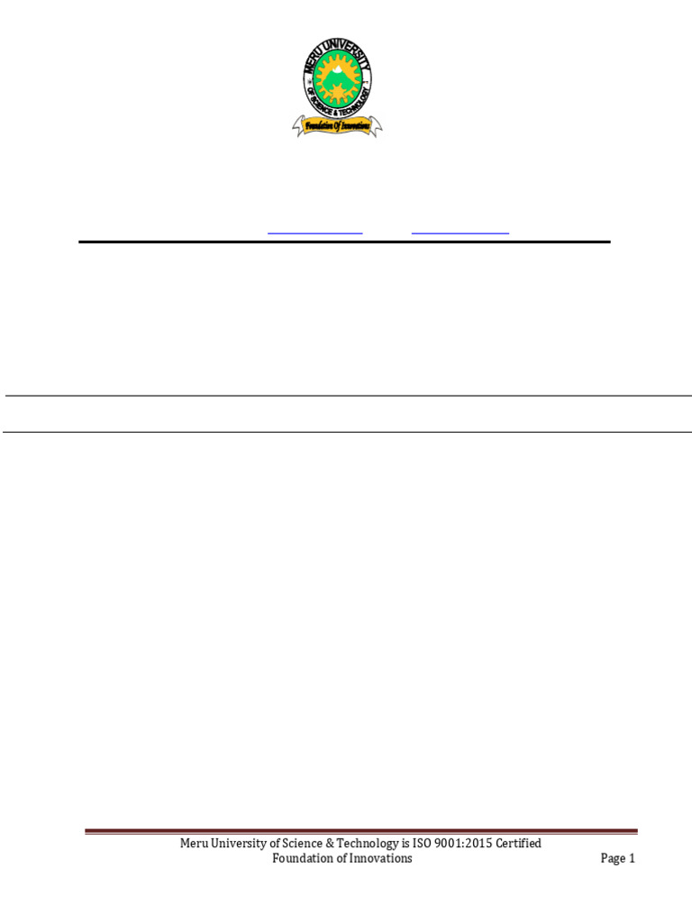 Et 3411 Computer Vision | PDF | Computer Vision | Signal Processing
