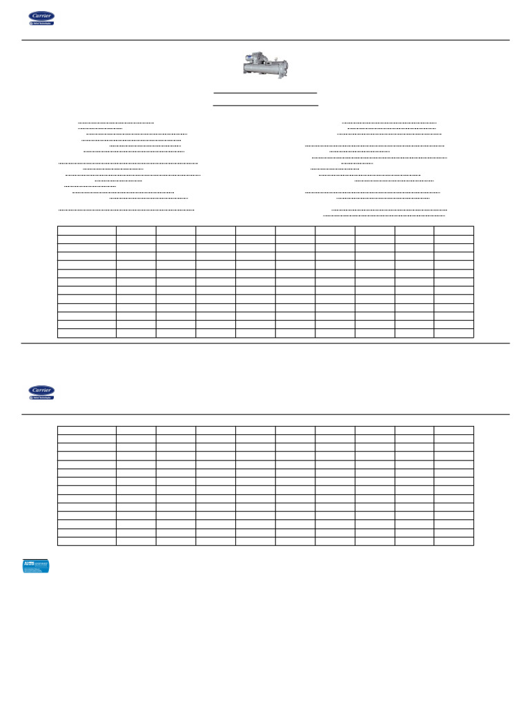 Chiller 19XR-6565 675RT PartLoad | PDF | Temperature | Mechanical ...