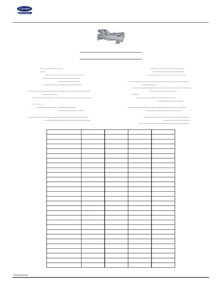 Chiller 19xr-7679 1350rt Ahri | PDF | Manufactured Goods | Gases