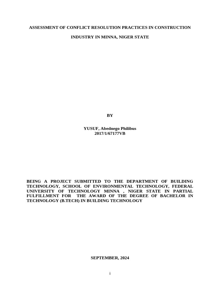 Abednego Preliminary Pages | PDF