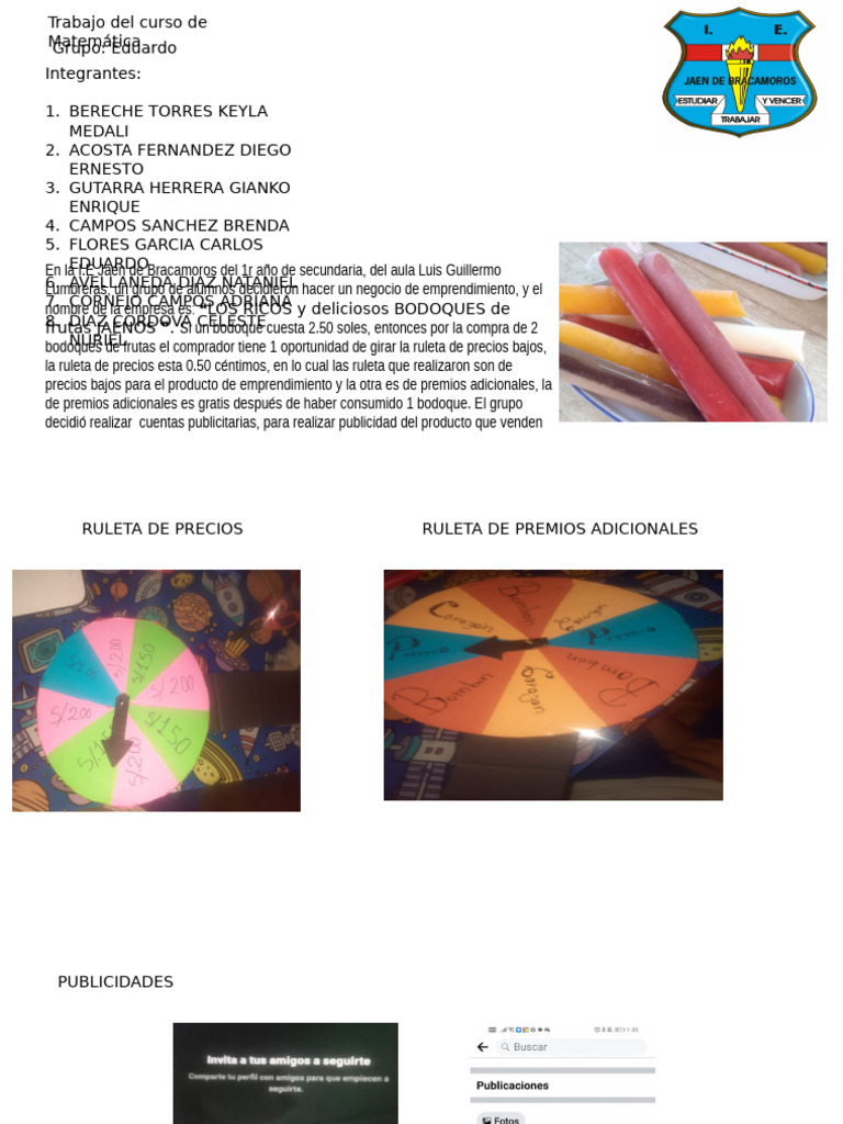 BODOQUES GRUPO DE EDUARDO | PDF