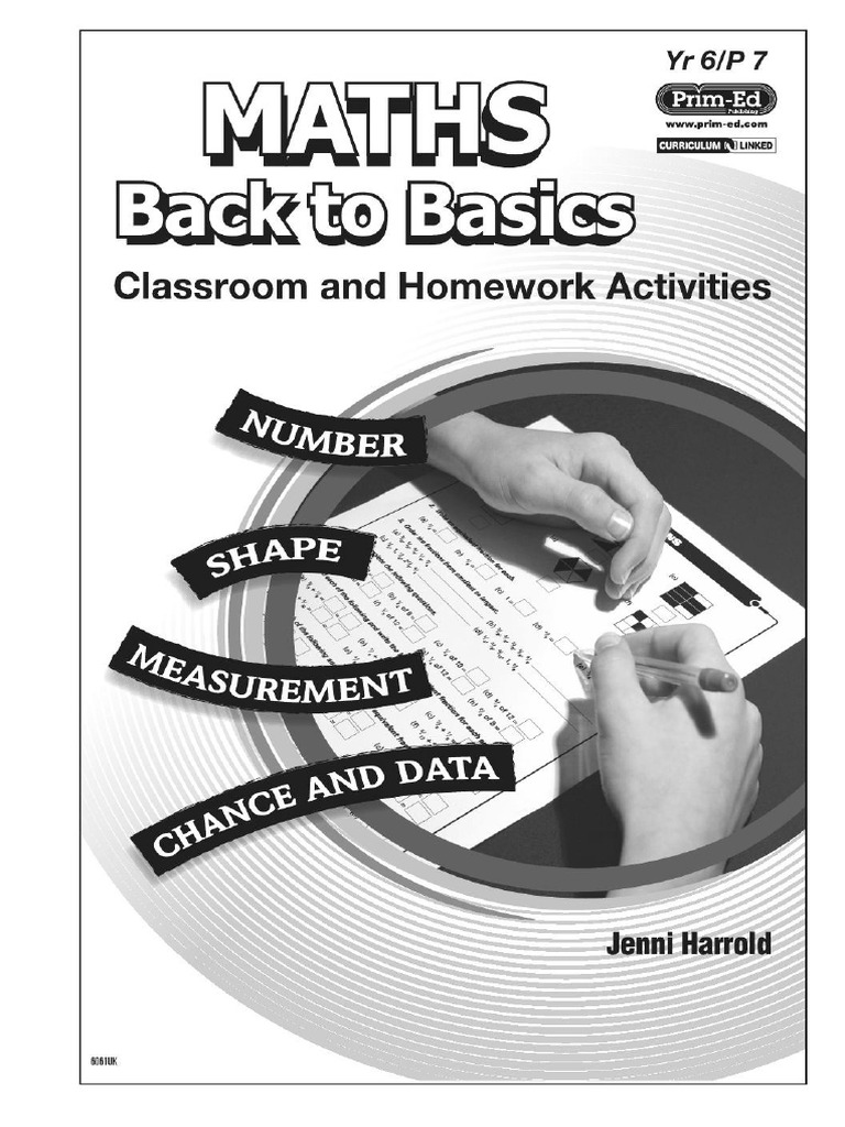Maths Homework, Book F Back to Basics Activities for Class -- Jenni ...
