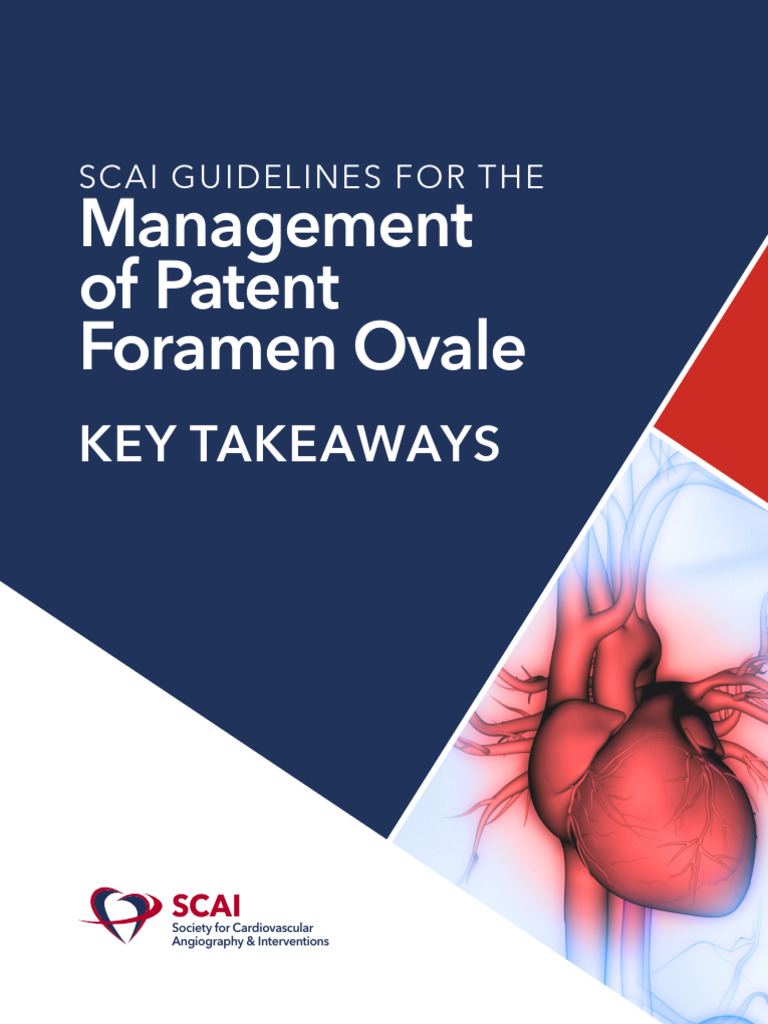 SCAI PFO Guidelines Summary | PDF | Stroke | Medical Specialties
