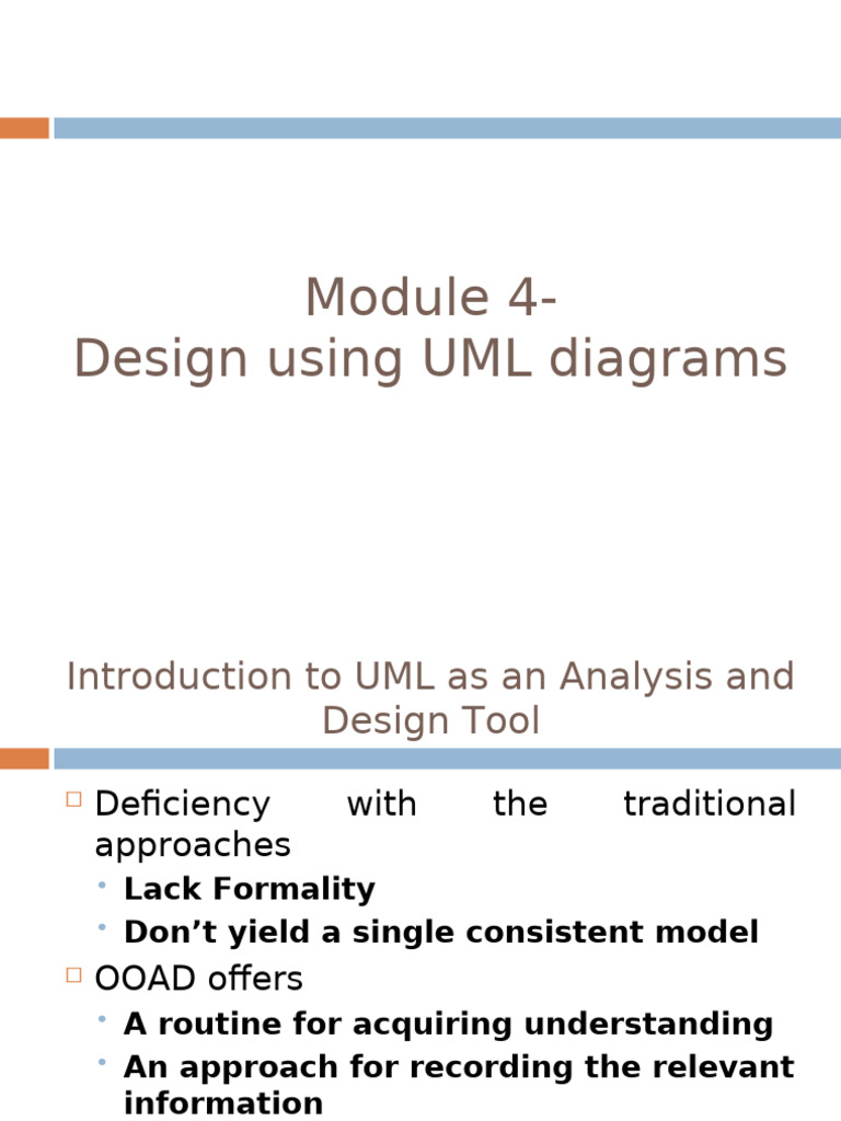 Module 4 | PDF | Class (Computer Programming) | Unified Modeling Language