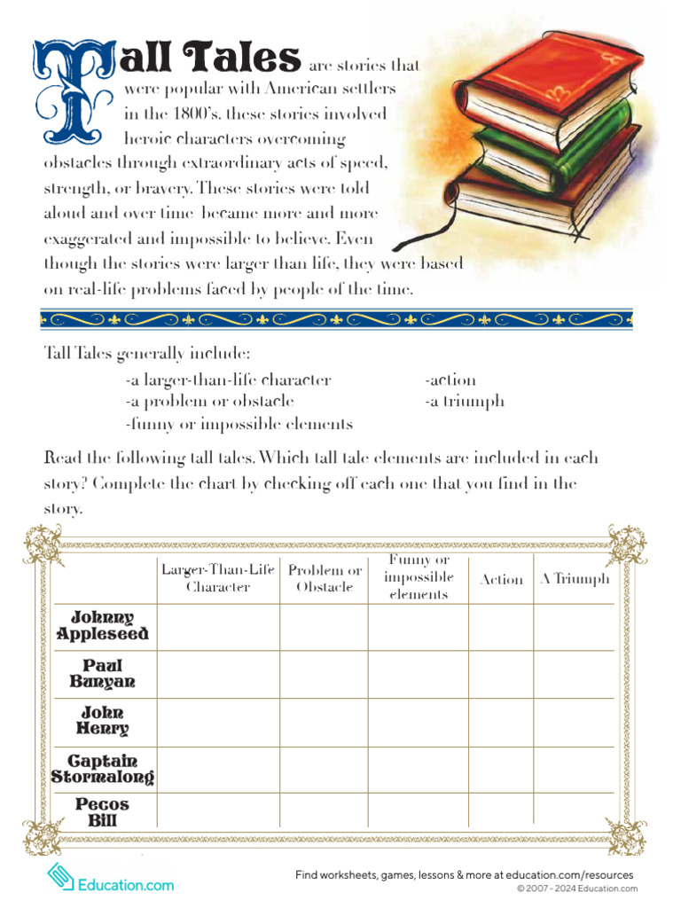 What Is A Tall Tale | PDF