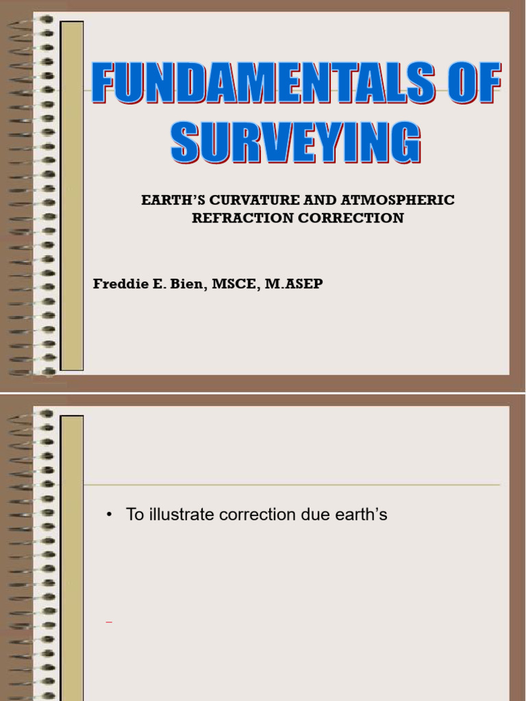 Earth Curvature & Refraction Corrections | PDF | Electrodynamics | Light