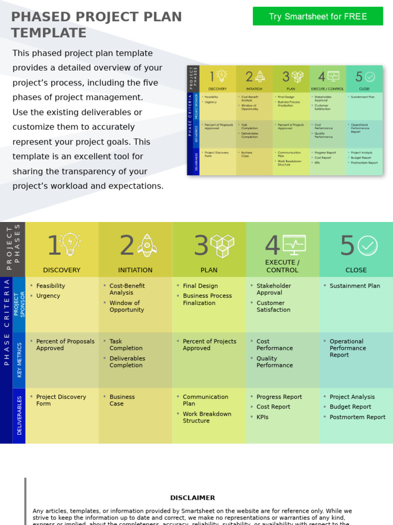 IC Phased Project Plan Template PowerPoint | PDF | Project Management ...