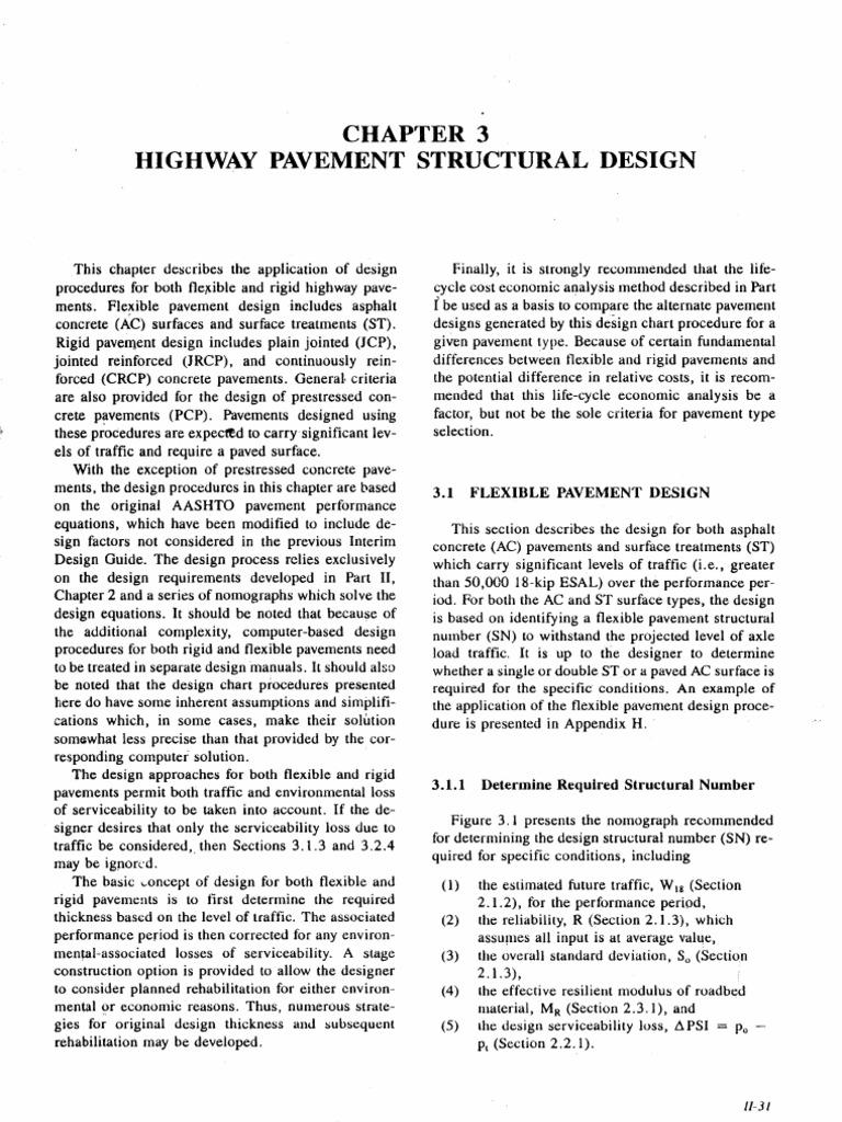 230-Chapter 3 Highway Structure Design | PDF | Road Surface | Concrete