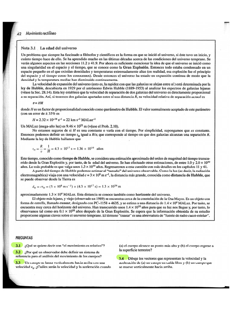 Edad Del Universo | PDF