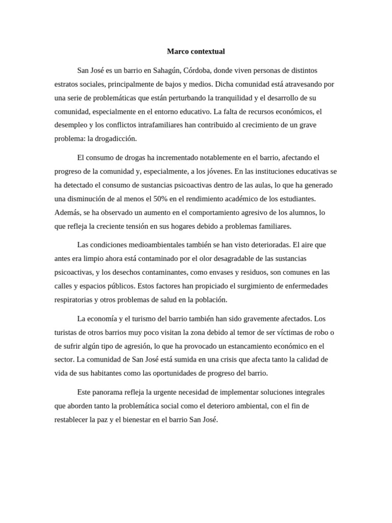 Marco contextual | PDF