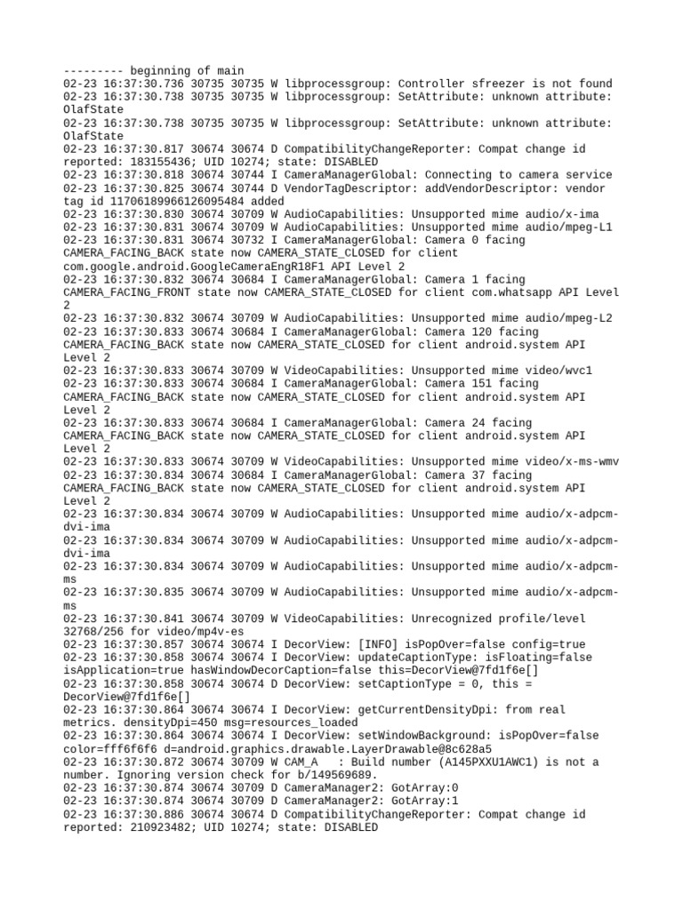 Logcat 1740303450671 | PDF | Computing | Computer Programming