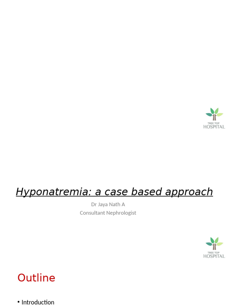 Hyponatremia Management Case Study | PDF | Clinical Medicine | Human ...