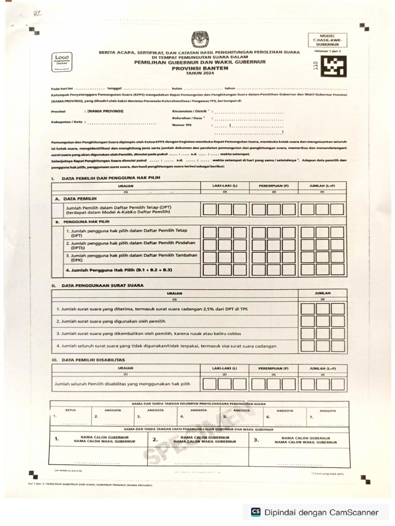 Tata Cara Penulisan Model C. Hasil | PDF