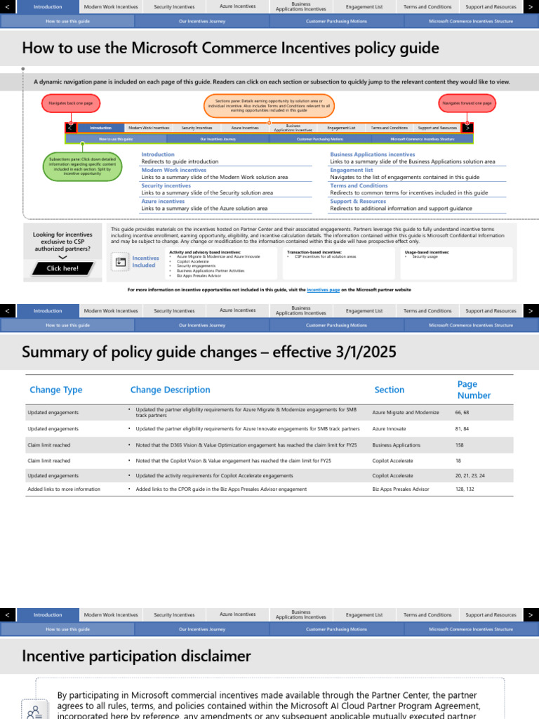 Microsoft Commercial Partner Incentives Guide (1march2025) | PDF | Microsoft Azure | Microsoft