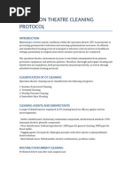 OT Deep Cleaning and Infection Control Checklist | PDF | Housekeeping ...