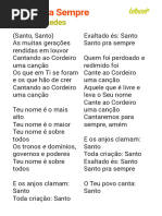 Santo Pra Sempre - Gabriel Guedes | PDF