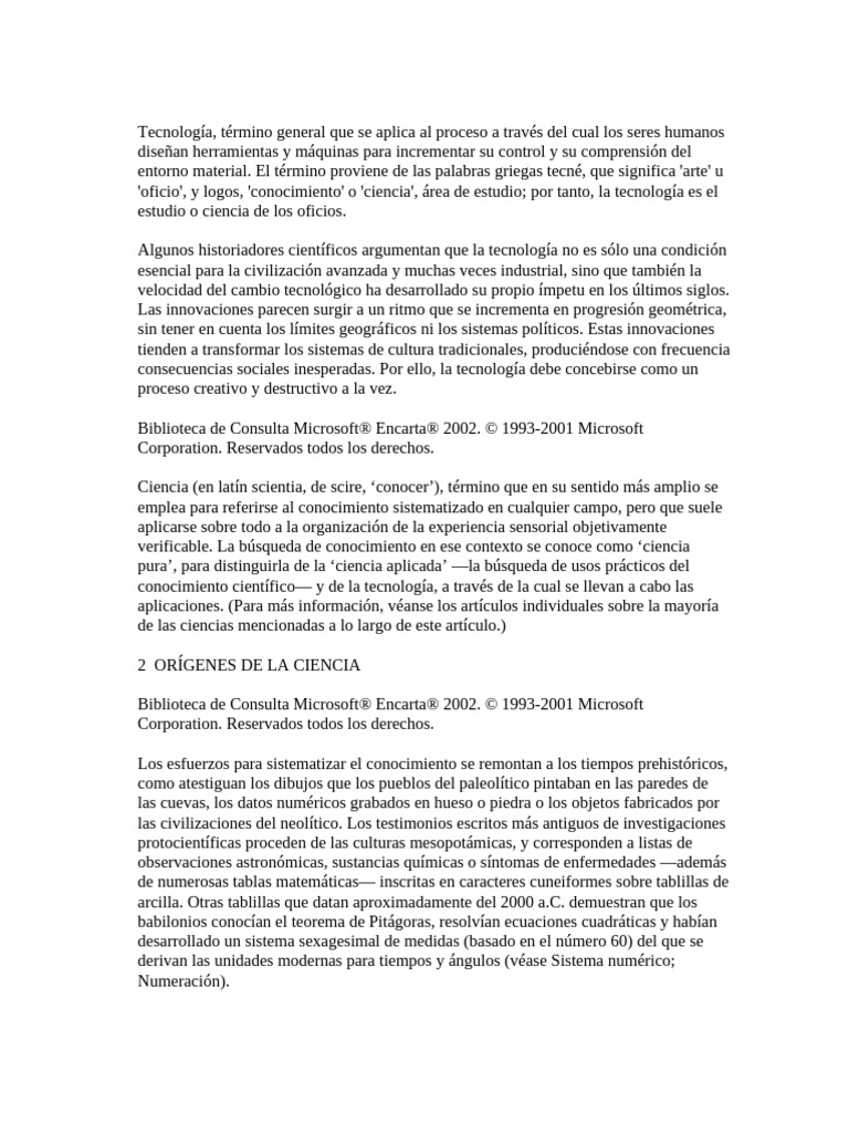 Ciencia y Tecnología | PDF | Science | Mesopotamia
