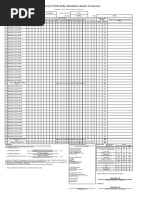 Attendance Sheet 2024 2025 | PDF