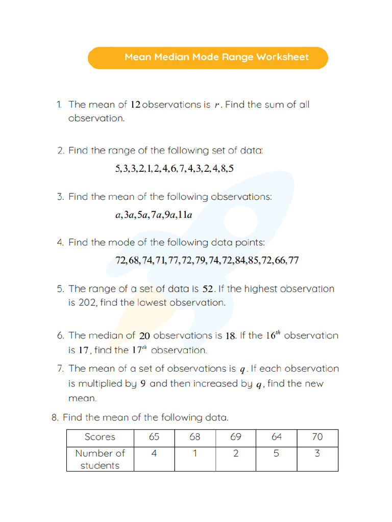 Data Worksheet | PDF