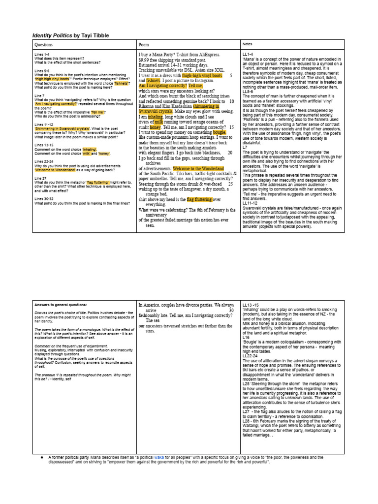 Identity Politics With Answers | PDF