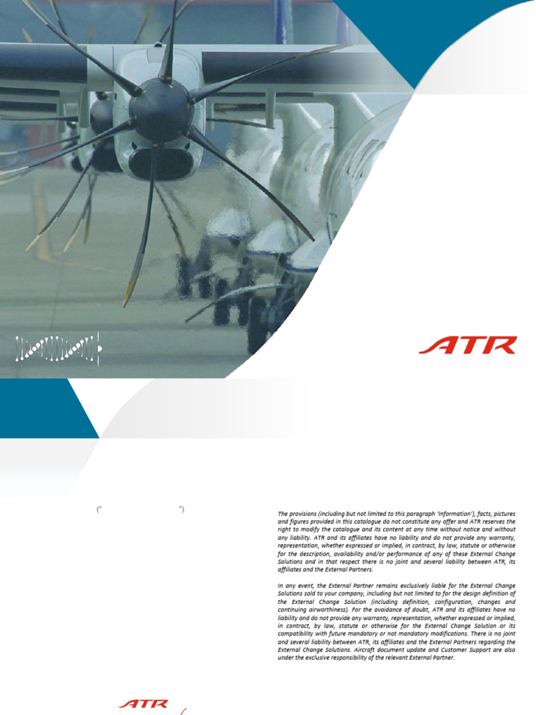 ATR External Change Catalogue | PDF | Aircraft | Aviation