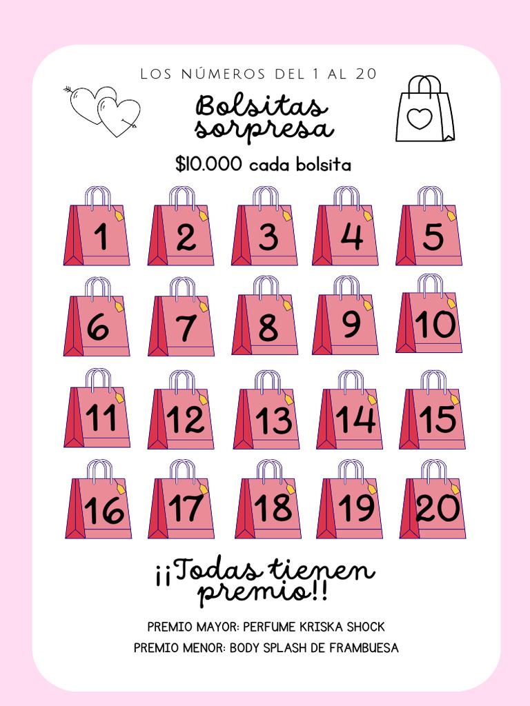 Hoja de Trabajo Numerando Corazones Números Del 1 Al 20 San Valentín ...