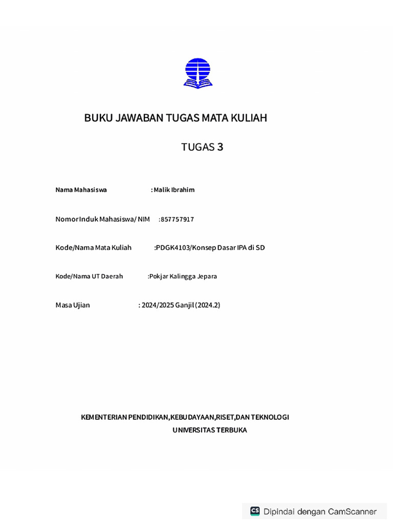 Tugas Tutorial 3 MalikIbrahim-IPA | PDF