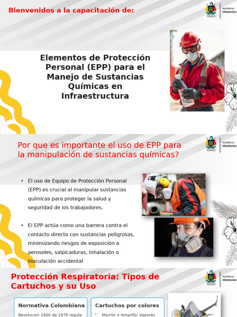 Epp Riesgos Quimicos para Proyectar | PDF | Lentes | Guante